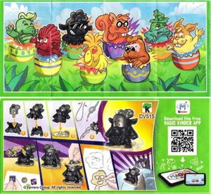 Meal Toy: Sheep (Kinder Surprise, Worldwide) (Joy - Easter) Col:DV515