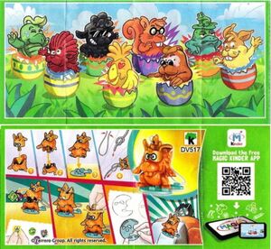 Meal Toy: Squirrel (Kinder Surprise, Worldwide(Joy - Easter) Col:DV517