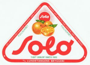 Drink Label: Solo (Lundetangens Bryggeri, NorwayCol:NO-SODA-000317