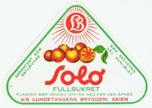 Drink Label: Solo (Lundetangens Bryggeri, NorwayCol:NO-SODA-000318