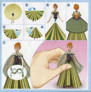 Meal Toy: Anna standing (Kinder Surprise, Europe(Maxi - Frozen) Col:SDB17