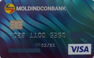 Bankkarte: Moldindconbank Visa (Moldindconbank, MoldawienCol:MD-VI-0024