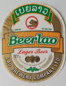 Drink Label: Beerlao (Lao Brewery Co., LaosCol:LA-BEER-000014