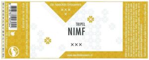 Drink Label: Nimf Tripel (De Naeckte Brouwers, NetherlandsCol:NL-BEER ...