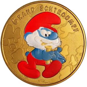 Token: Grand Schtroumpf (France(Monnaie de Paris-Schtroumpfs) Col:FR-007749