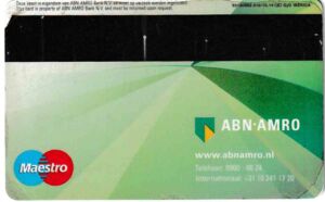 Tarjeta de Banco: Betaalpas (ABN-AMRO Bank, Países BajosCol:NL-MS-0054