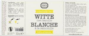 Drink Label: Witte-Blanche (De Naeckte Brouwers, NetherlandsCol:NL-BEER ...