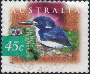 Stamp: Little Kingfisher (Ceyx pusillus) (Australia(Fauna and Flora ...
