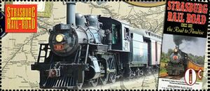 Stamp: Strasburg Railroad. Road to Paradise (United States of America ...