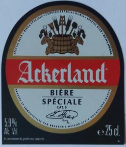 Drink Label: Ackerland Biere Speciale (Brasserie Meteor, FranceCol:FR ...