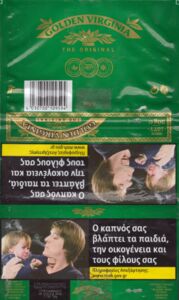 Cigarette Pack: Golden Virginia The Original (GreeceCol:GR-TO-0489