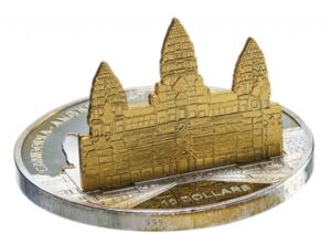 Coin: 10 Dollars (Angkor Wat - Angkor, Cambodia) (Cook Islands(2006 ...
