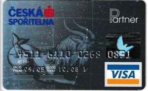 Bank Card: Zodiac - Capricorn (Česká Spořitelna, Czech RepublicCol:CZ ...
