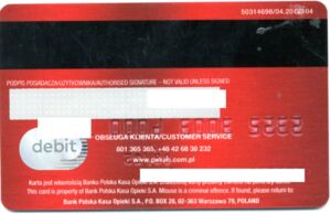 Bank Card: Bank Pekao (Bank Polska Kasa Opieki SA/Bank Pekao SA, Poland ...