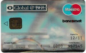 Bank Card: Maestro Global (Banque Generale du Luxembourg, LuxembourgCol ...