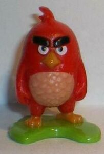 Meal Toy: Red (Kinder Surprise, Ukraine(Kinder - Angry Birds) Col:FS351