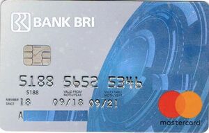 Bank Card: Bank BRI (BRI (Indonesia), IndonesiaCol:ID-MC-0103