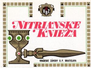 Drink Label: VBZ - Nitrianske Knieza (Vinárske Závody op Bratislava ...