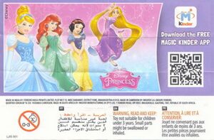 Meal Toy: Cinderella (Kinder Surprise, Worldwide(Joy - Disney Princess ...