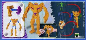 Meal Toy: Lion (Kinder Surprise, Worldwide(Joy - Bio-Transformer) Col ...