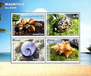 Stamp: Sea Shells of Mauritius (Mauritius) (Sea shells of Mauritius) Mi ...