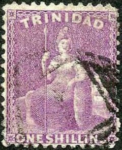 Stamp: Seated Britannia (Trinidad(Seated Britannia Definitives 1859 ...