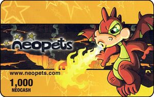 Tarjeta Regalo: Dragon (Neopets, Estados Unidos de América(Neopets) Col ...