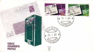 Philatelic Product: Postcard highlighted the postcode (Italy(Postcard ...