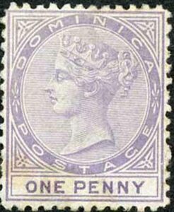 Stamp: Issue of 1874 (Dominica(Queen Victoria) Mi:DM 2A,Sn:DM 1,Yt:DM 1 ...