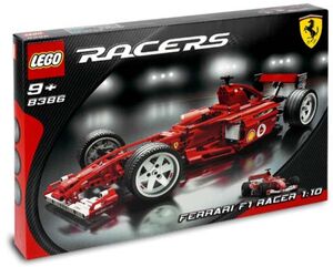 Lego Set: Ferrari F1 Racer 1:10 (Racers(Ferrari) Leg:8386-1