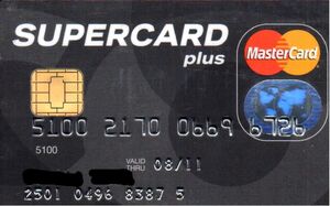 Functional Card: Supercard Master Card (Shops - Supermarkets ...