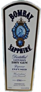 Drink Label: Bombay Sapphire (Bombay Spirits Company, United Kingdom of ...