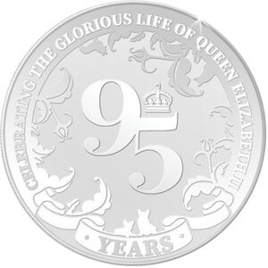 Coin: Half Dollar (Queen Elizabeth 95th Birthday Anniversary) (Solomon ...