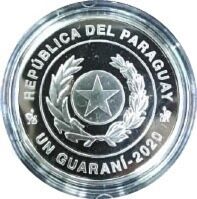 Pièce de monnaie: 1 Guaraní (150th Anniversary of the Battle of Cerro ...