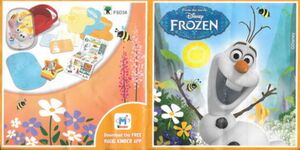 Meal Toy: Olaf office set (Kinder Surprise, Europe) (Maxi - Frozen Olaf ...