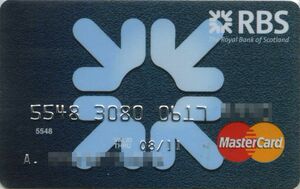 Bank Card: RBS Logo (Royal Bank of Scotland, RussiaCol:RU-MC-1546.02