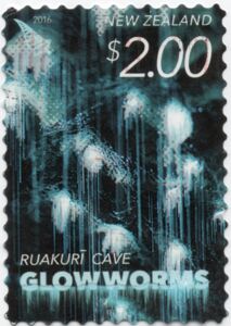 Stamp: Ruakuri Cave - Booklet Issue (New Zealand(Native Glowworms) Mi ...