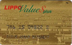 Bank Card: Lippo Value$plus (Lippo Bank, Indonesia) Col:ID-GM-0025