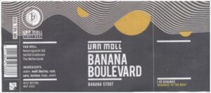 Etiqueta de bebida: Banana Boulevard Banana Stout (Van Moll Brewpub ...