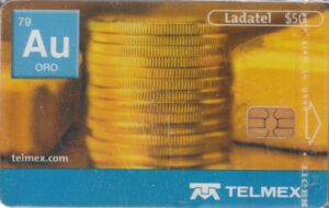 Phonecard: Oro Elemento 79 3/4 (Telmex - Ladatel, Mexico(Rompecabezas ...