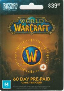 Gift Card: World of Warcraft (60 day) (Blizzard, Australia ...