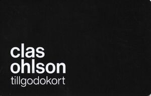 Gift Card: Clas Ohlson Tillgodokort (Clas Ohlson, Sweden(Clas Ohlson) Col:SE-Clas-009d