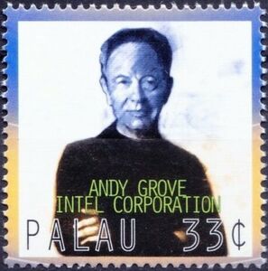 Stamp: Andy Grove - Intel Corporation (Palau(The Information Age) Mi:PW ...