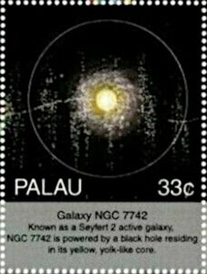 Stamp: Galaxy NGC 7742 (Palau(Images from Space) Mi:PW 1554,Sn:PW 524e ...