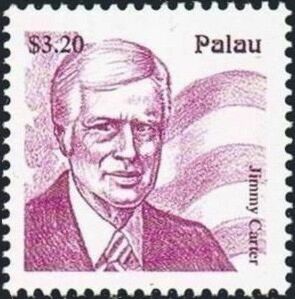 Stamp: Jimmy Carter (Palau) (Personalities) Mi:PW 1438I,Yt:PW 1250,Sg ...