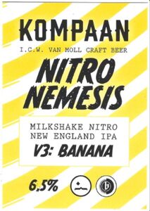 Drink Label: Nitro Nemesis (Van Moll Brewpub, NetherlandsCol:NL-BEER-021221