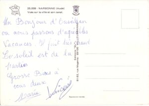 Postcard: Narbonne : the Canal of The Robine (France(Narbonne (Aude ...