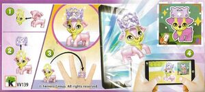 Meal Toy: Crowned deer (Kinder Surprise, Europe(Kinder - Crown Pets ...