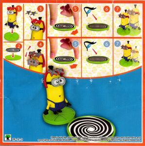 Meal Toy: Minion with hypnosis disk (Kinder Surprise, Italy(Maxi ...