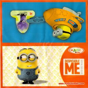 Meal Toy: Minion with submarine (Kinder Surprise, Italy(Maxi ...